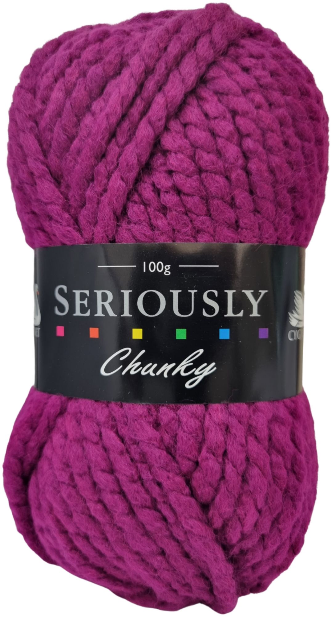 Seriously Chunky Yarn 100g Magenta 5410 Knitting Crochet Crafts