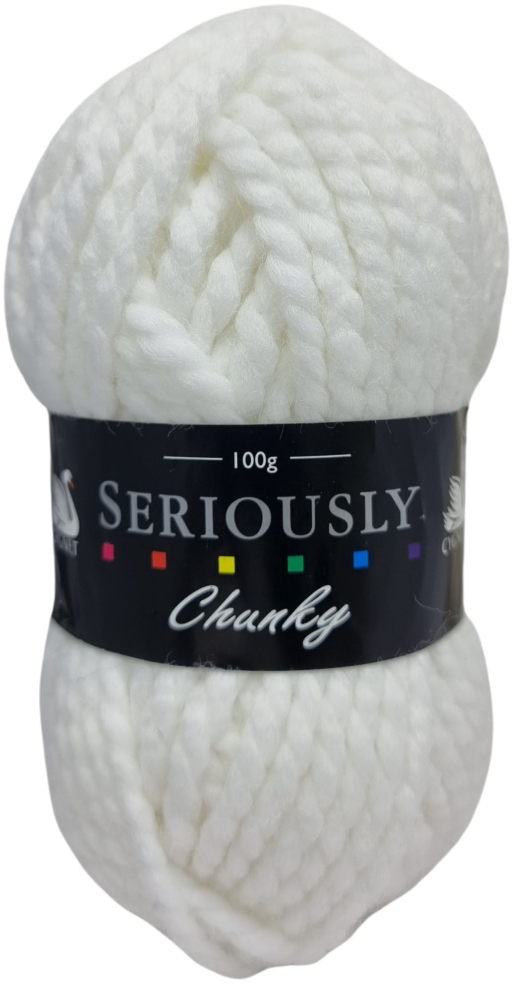 Seriously Chunky Yarn 100g White 208 Knitting Crochet Crafts