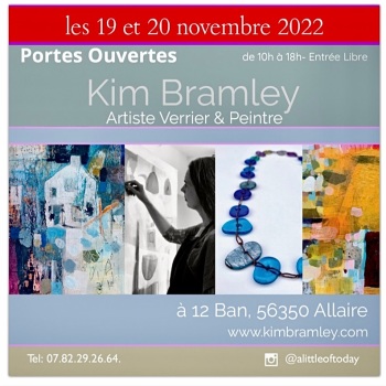 Kim Bramley - Glass Artist - Artiste Verrier - Kiln-formed Glass