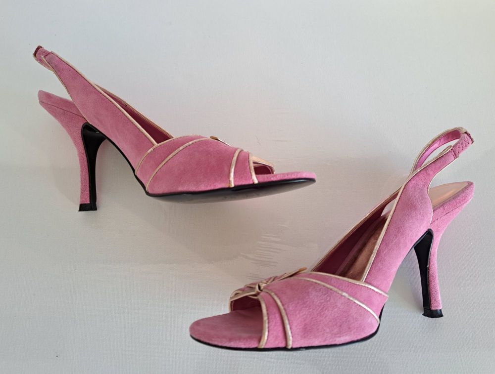 Ravel dusky pink slingbacks size 6