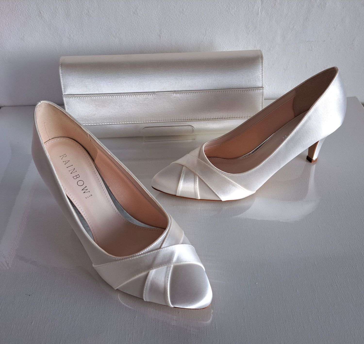 Bridal Shoes - Special occasions shoes matching bag mother bride