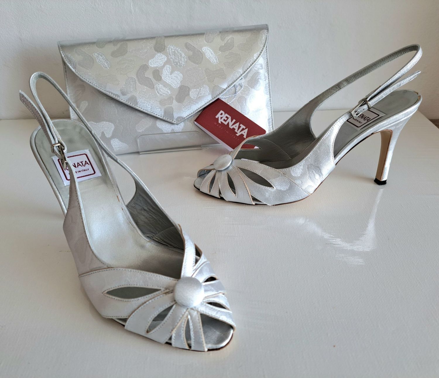 Renata shoes with matching bag for mother bride and special occasions
