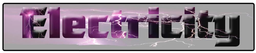 Electricity Display Banner