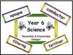 Primary Science Vocabulary