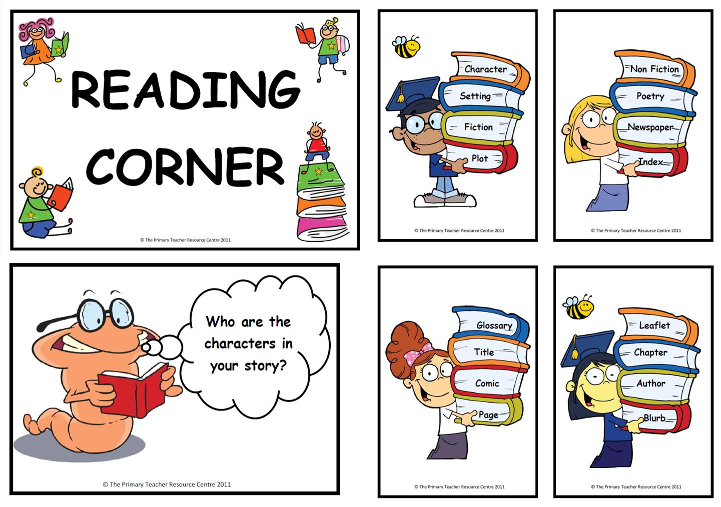 Writing Corner Display Posters