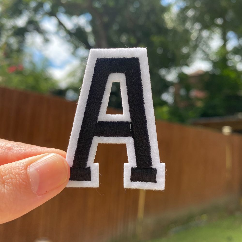 Alphabet Iron-On Letter Patches | Patches Emporium