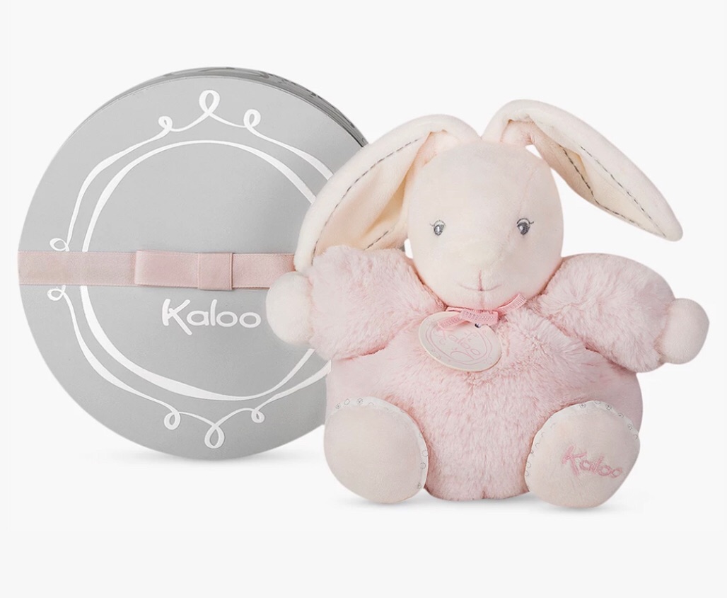 Kaloo Perle Pink Chubby Rabbit with Giftbox