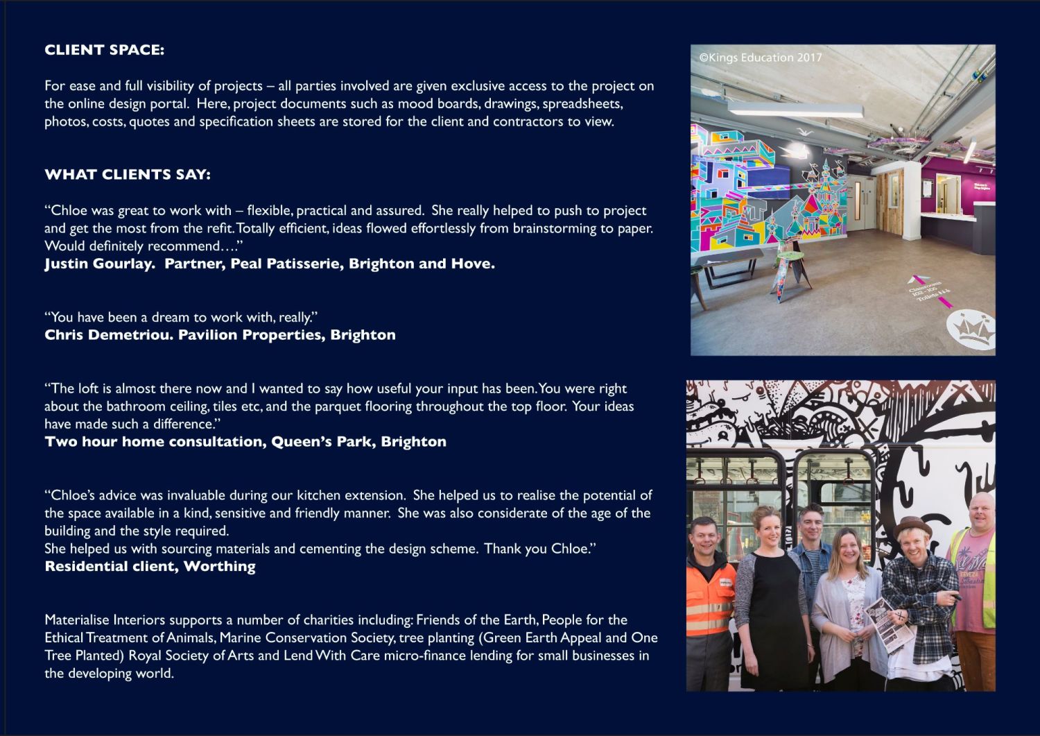 Working with me guide | Materialise Interiors