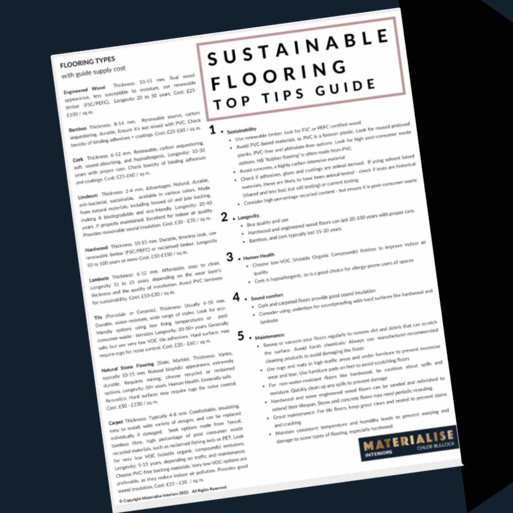 Top Tips Guide | Materialise Interiors