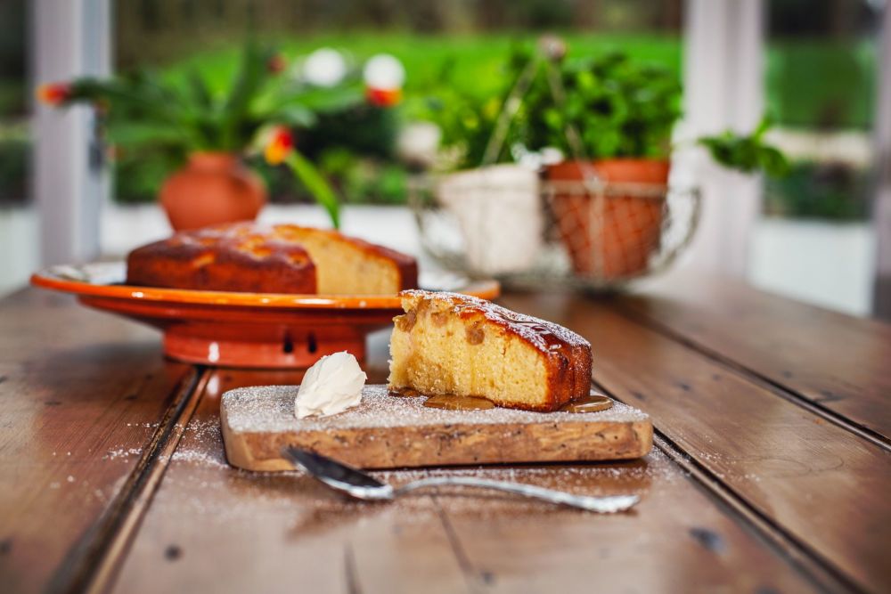 Gooseberry & Elderflower Sponge Pudding