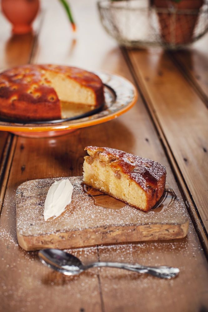 Gooseberry & Elderflower Sponge Pudding