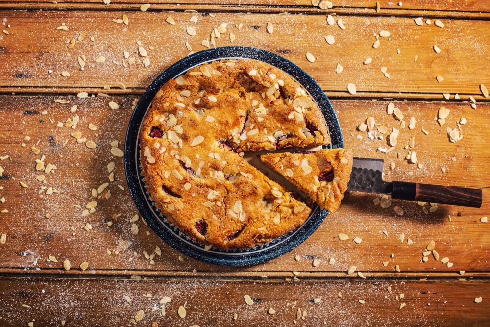 Strawberry & Almond Tart