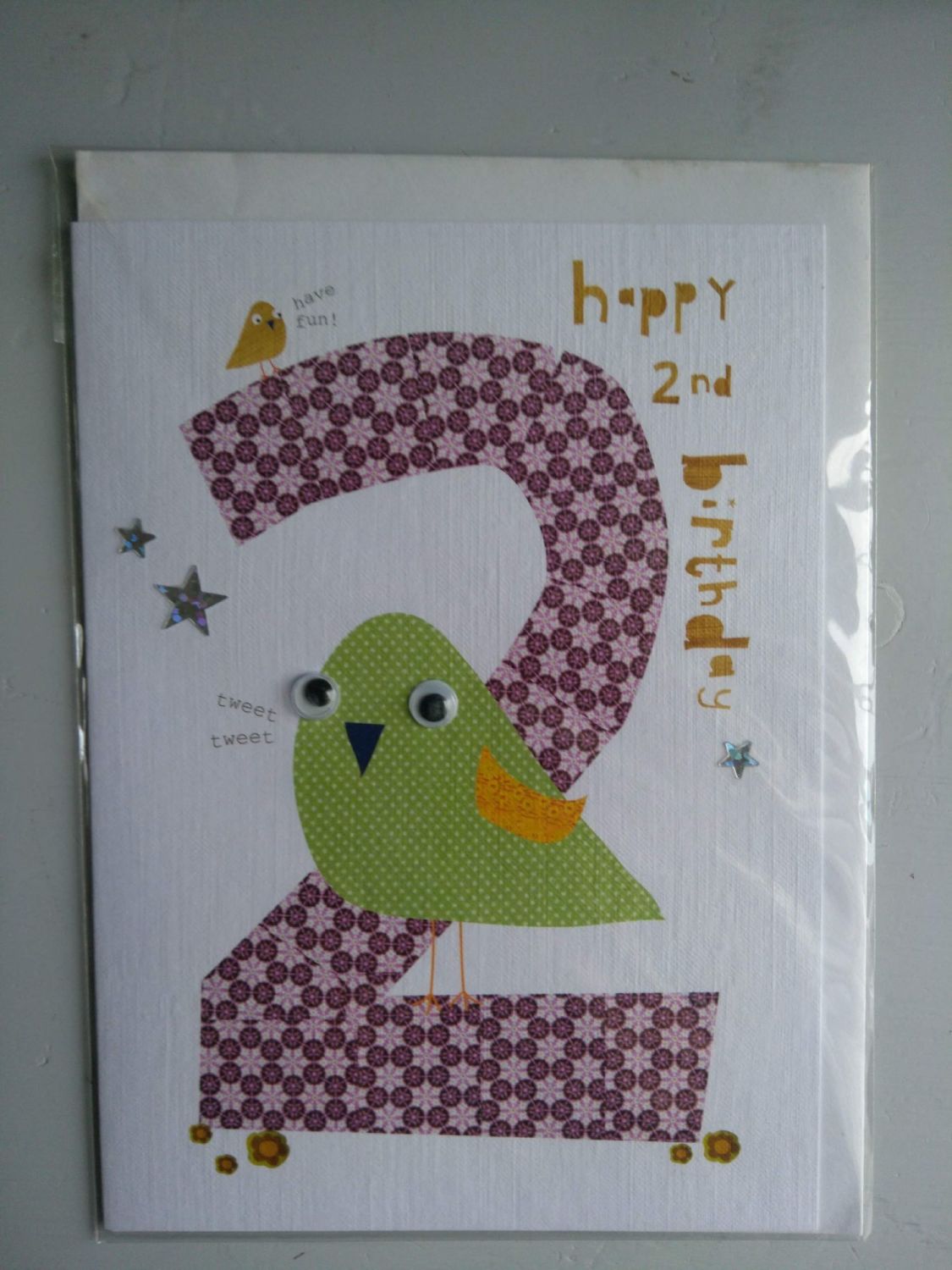 2nd Birthday Card