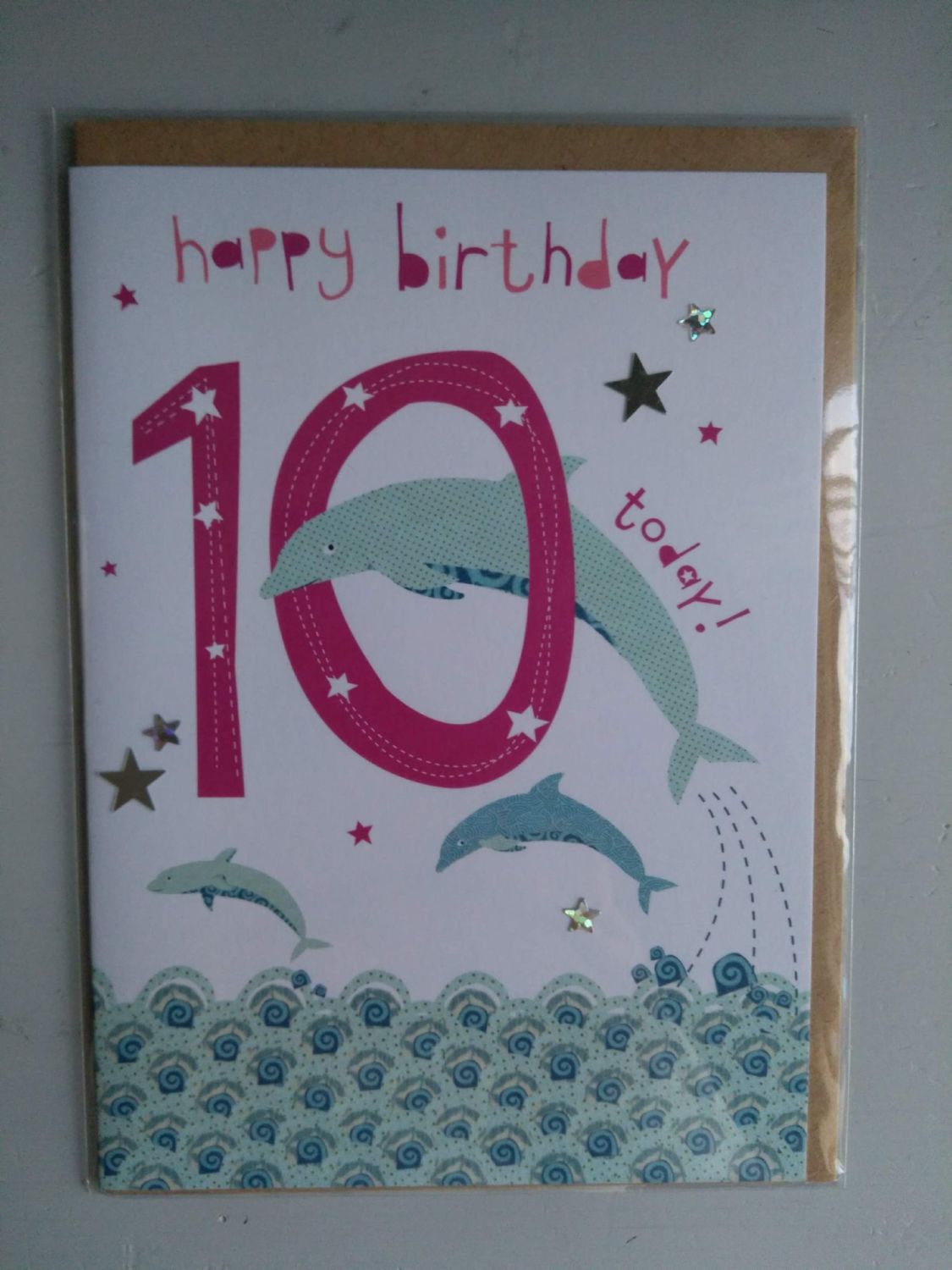 10th Birthday Girl Card 10th Birthday Girl Card