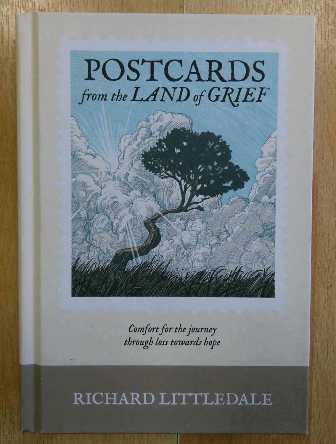 Postcard from the land of Grief Book- Richard Littledale