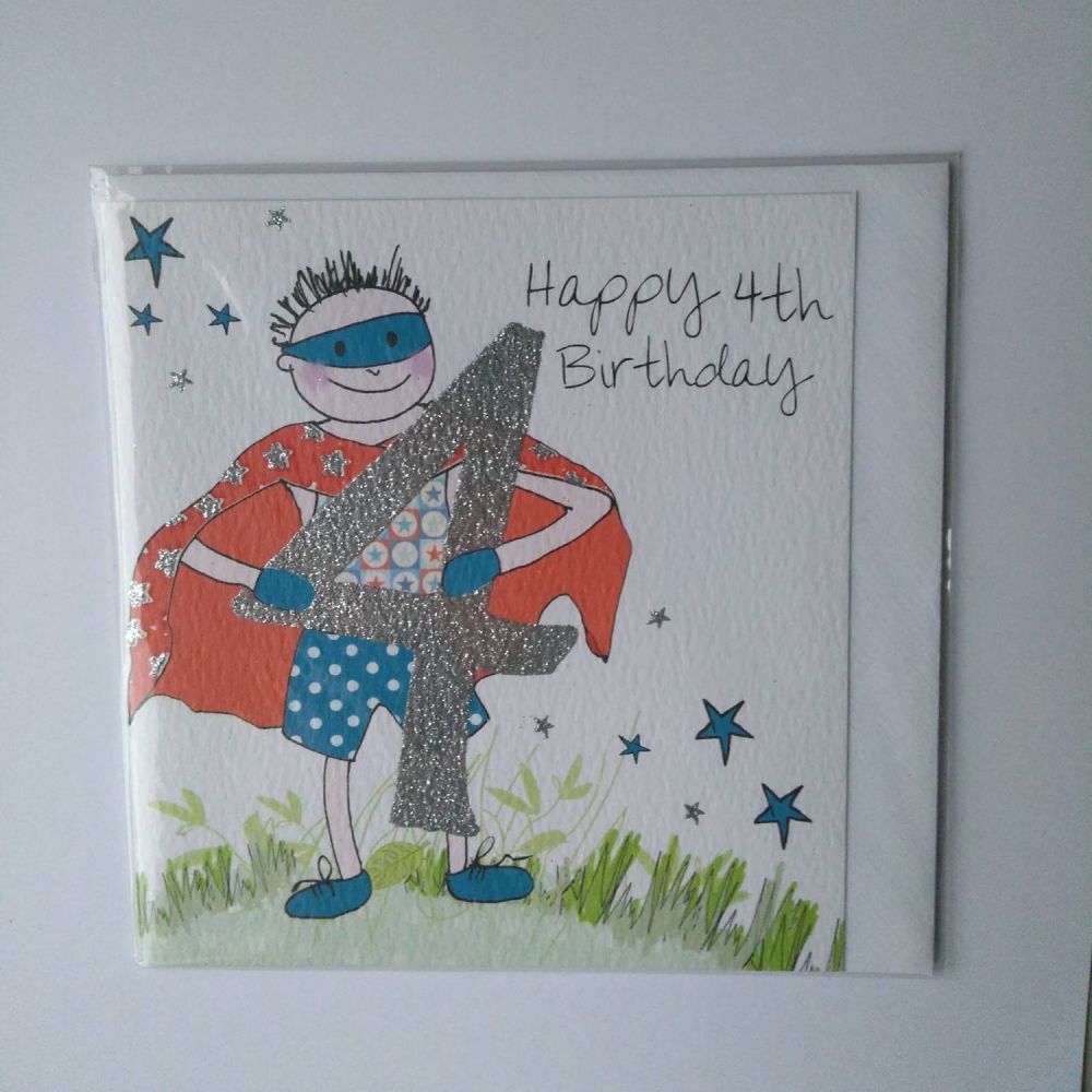 Age 4 Birthday Cards - Shop now at Roglyn.co.uk
