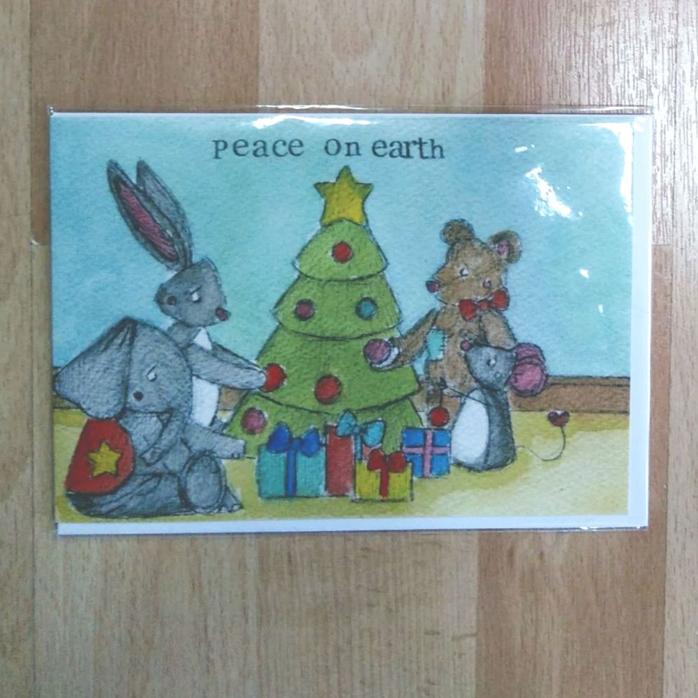 Peace On Earth Christmas Card Peace On Earth Christmas Card