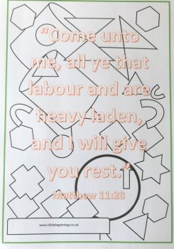 Free printable Bible Colouring Sheets with KJV / AV By Bible Beginnings ...