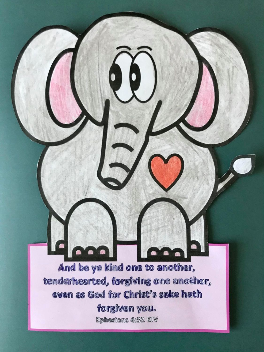 Jungle/Animal KJV AV Bible Crafts, lion, tortoise, elephant, frog ...