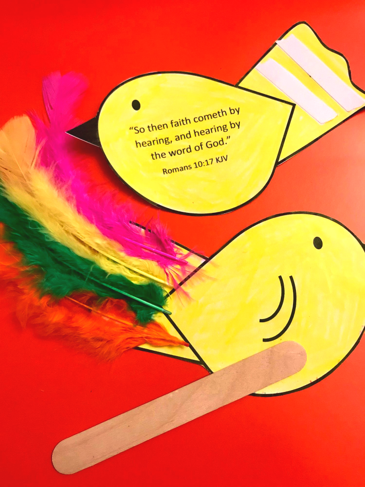 jungle animal KJV Authorised version free childrens Bible crafts