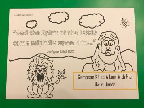 Free printable Bible Colouring Sheets with KJV / AV By Bible Beginnings ...