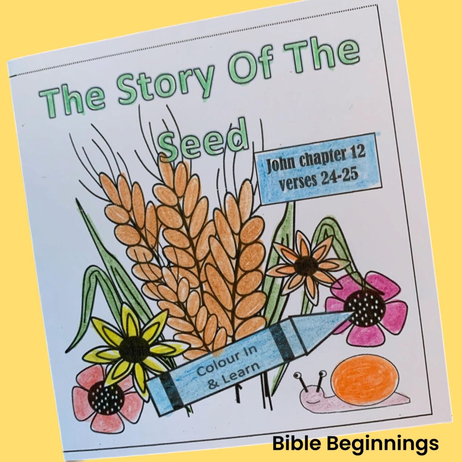 Free printable children's Bible colouring Gospel Tracts KJV/AV ...