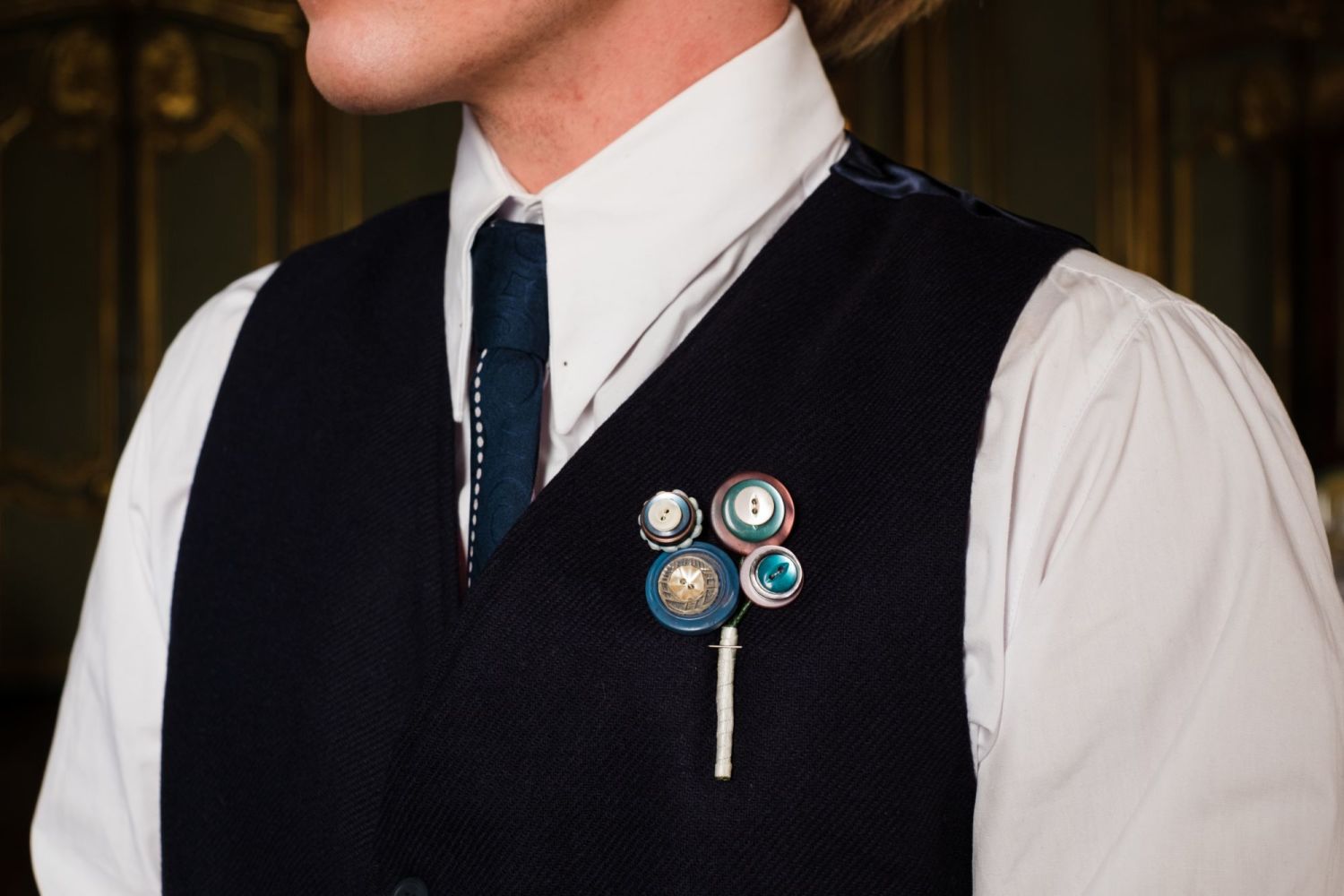 Groom Felt Buttonholes | Felt Boutteniere | Character Buttonholes ...