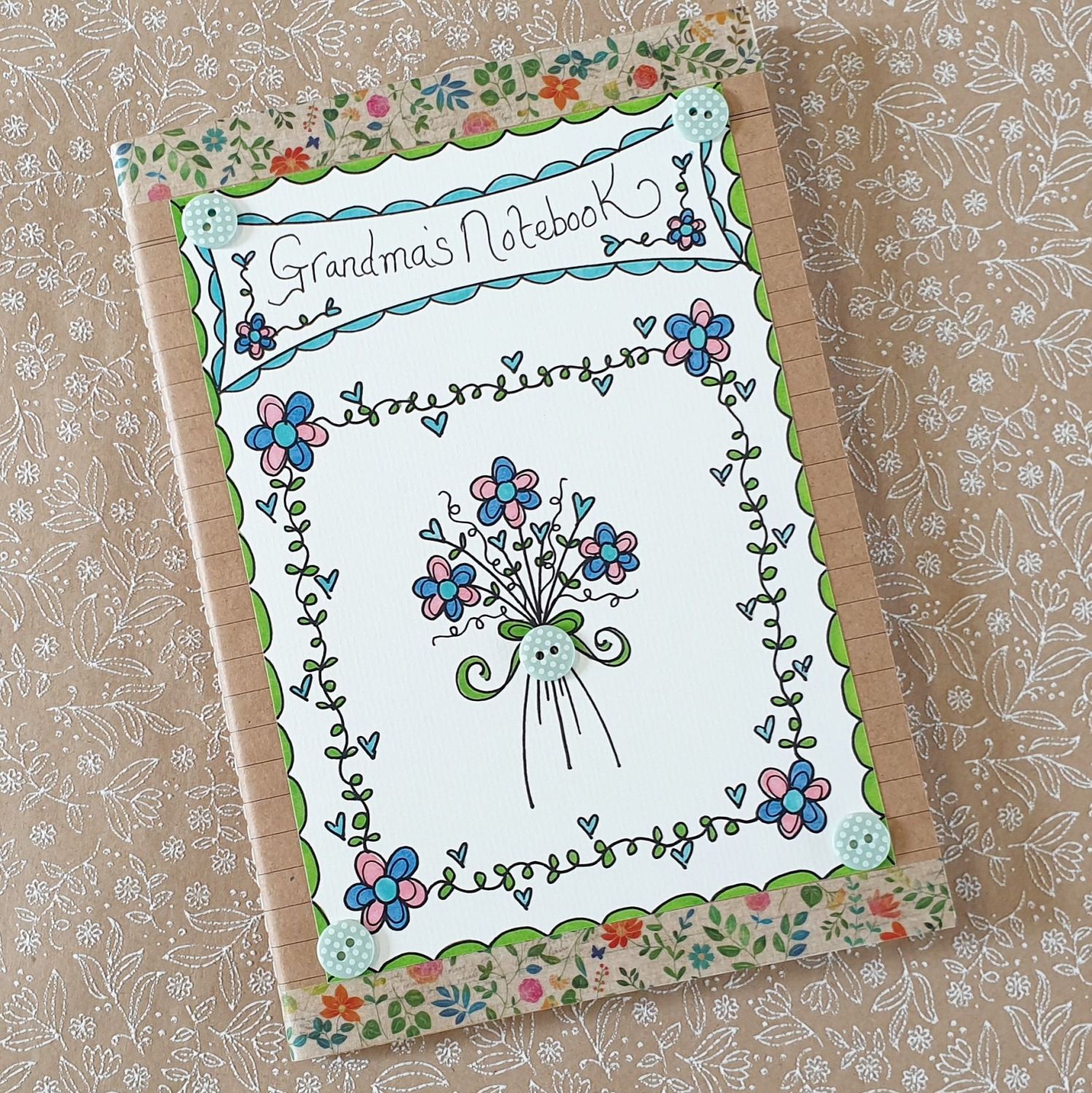 Pretty Floral Notebook