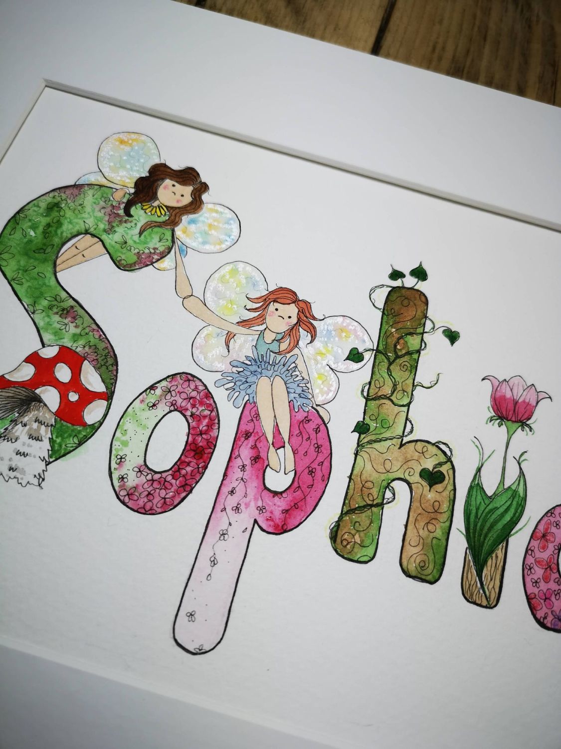 Illustrated Childrens Nursery Decor Names | Bespoke New Baby Gift ...