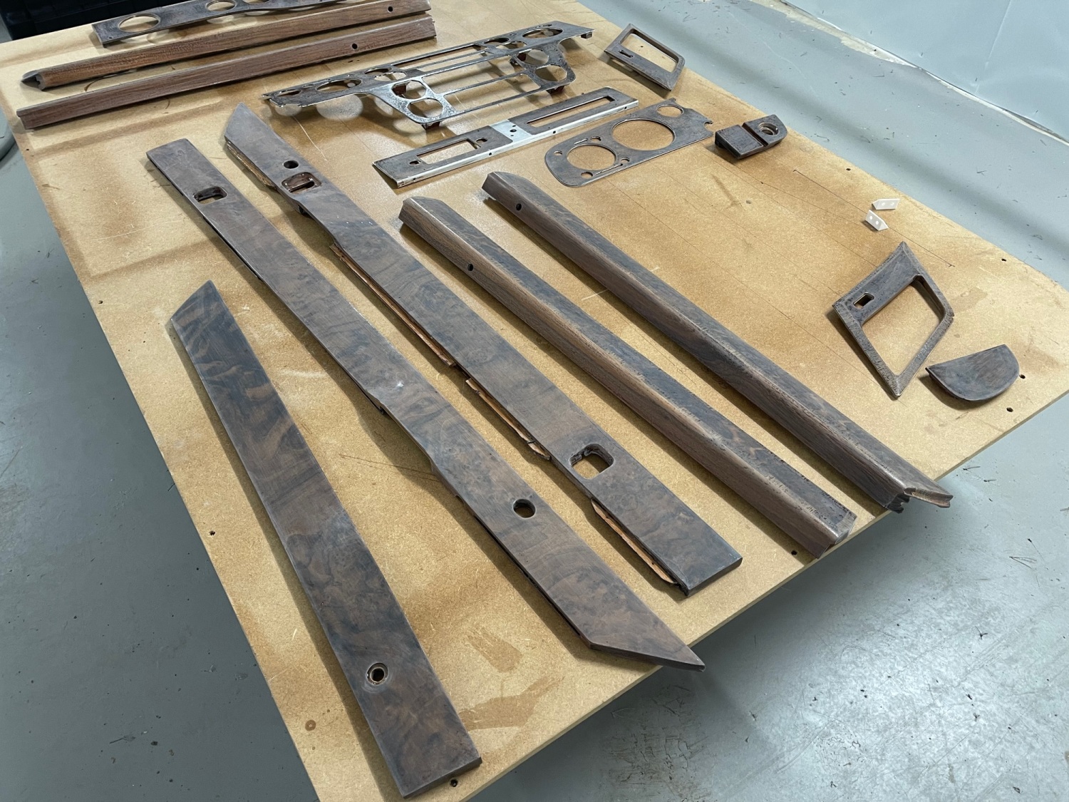 Classic Car Wooden Door Trim & Interior Woodwork Restoration