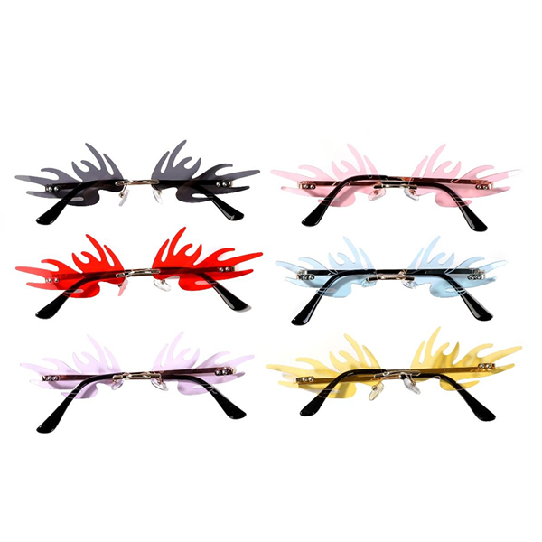 Frameless Flame Glasses