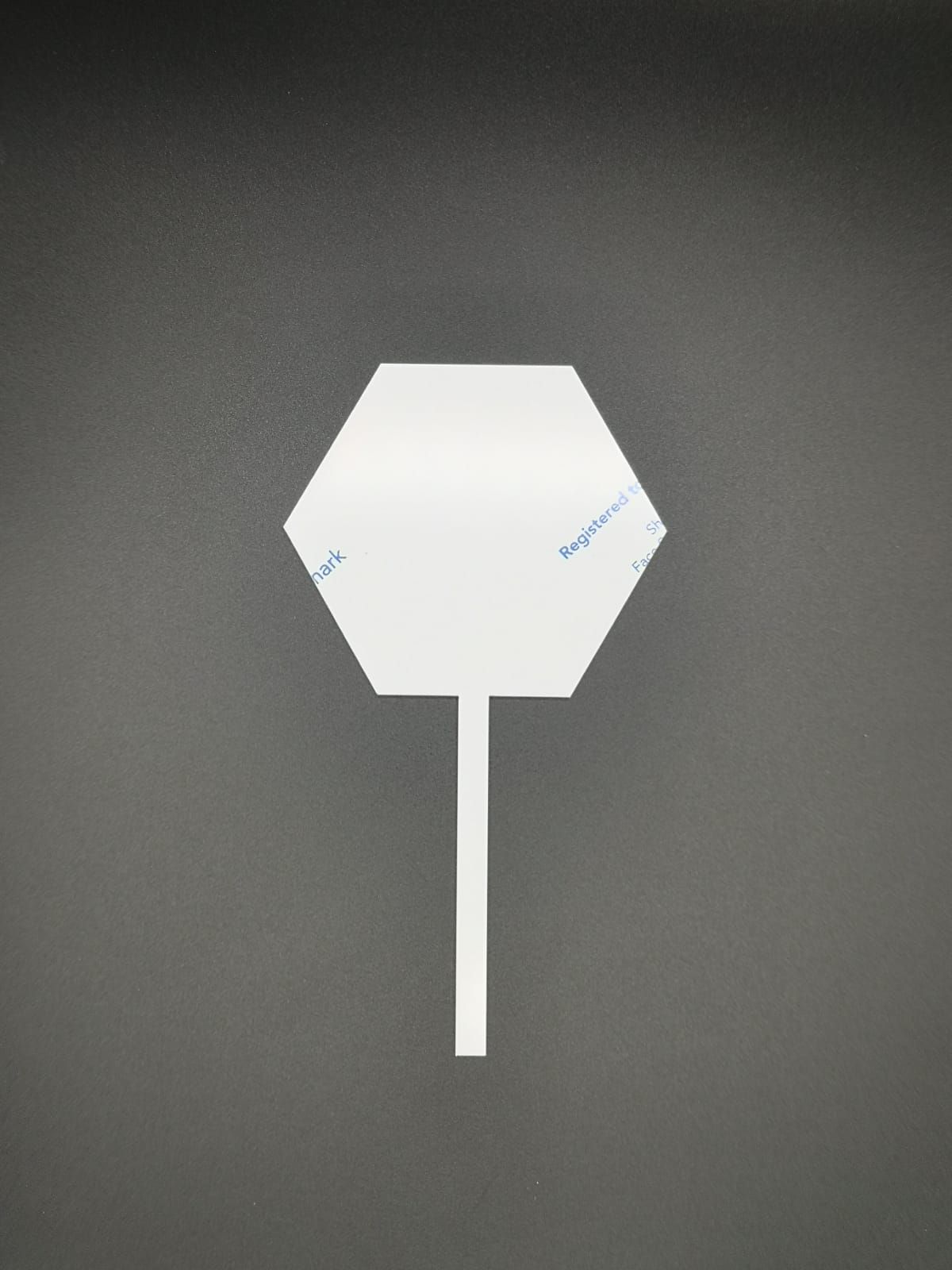 11cm Hexagon Cake Topper - Pack of 13