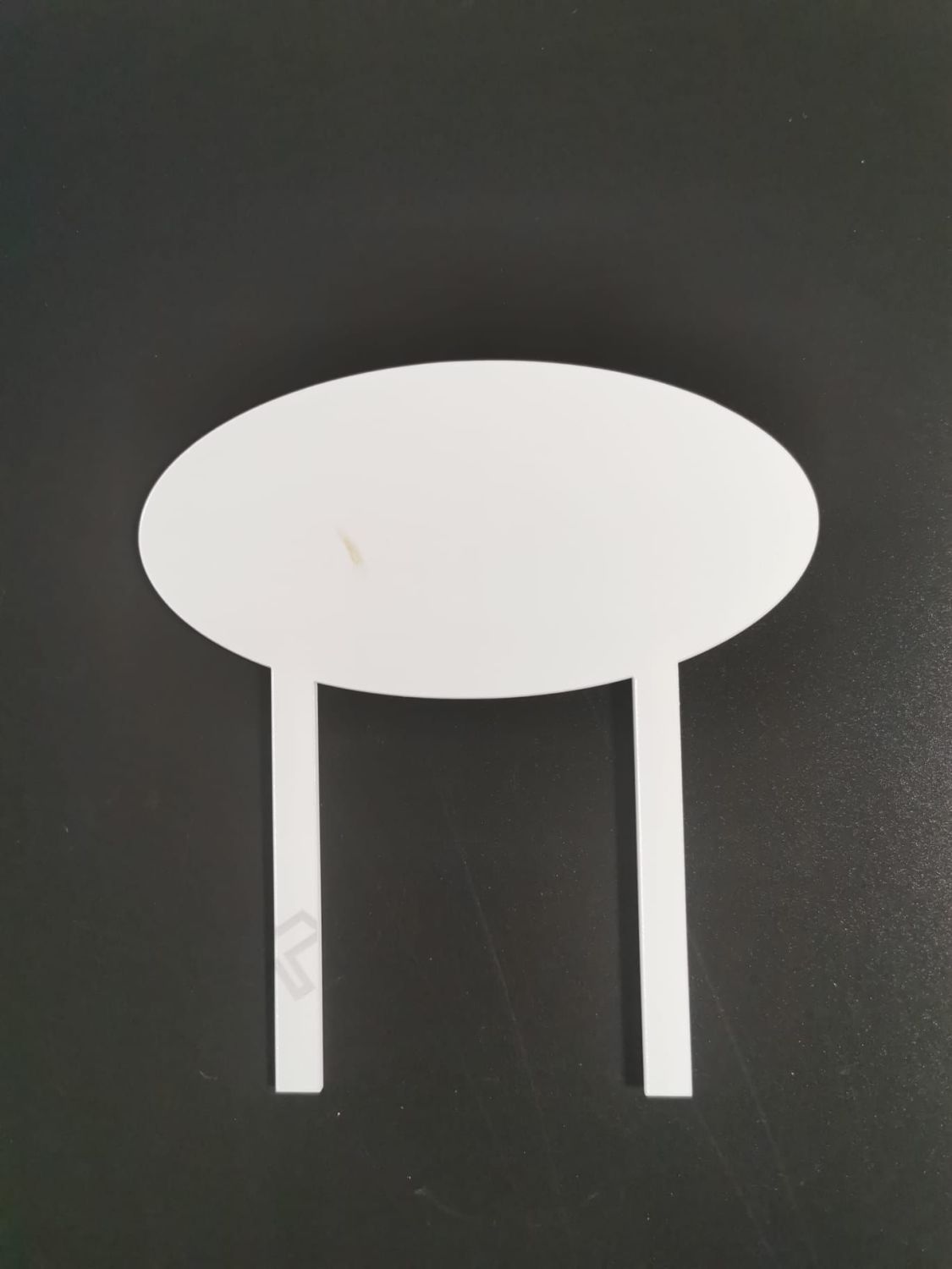 Oval Cake Topper - 15cm x 16cm