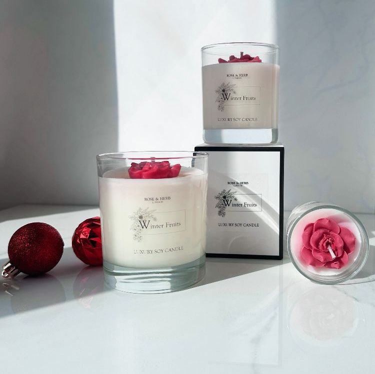 Soy Wax Candles | Rose & Herb
