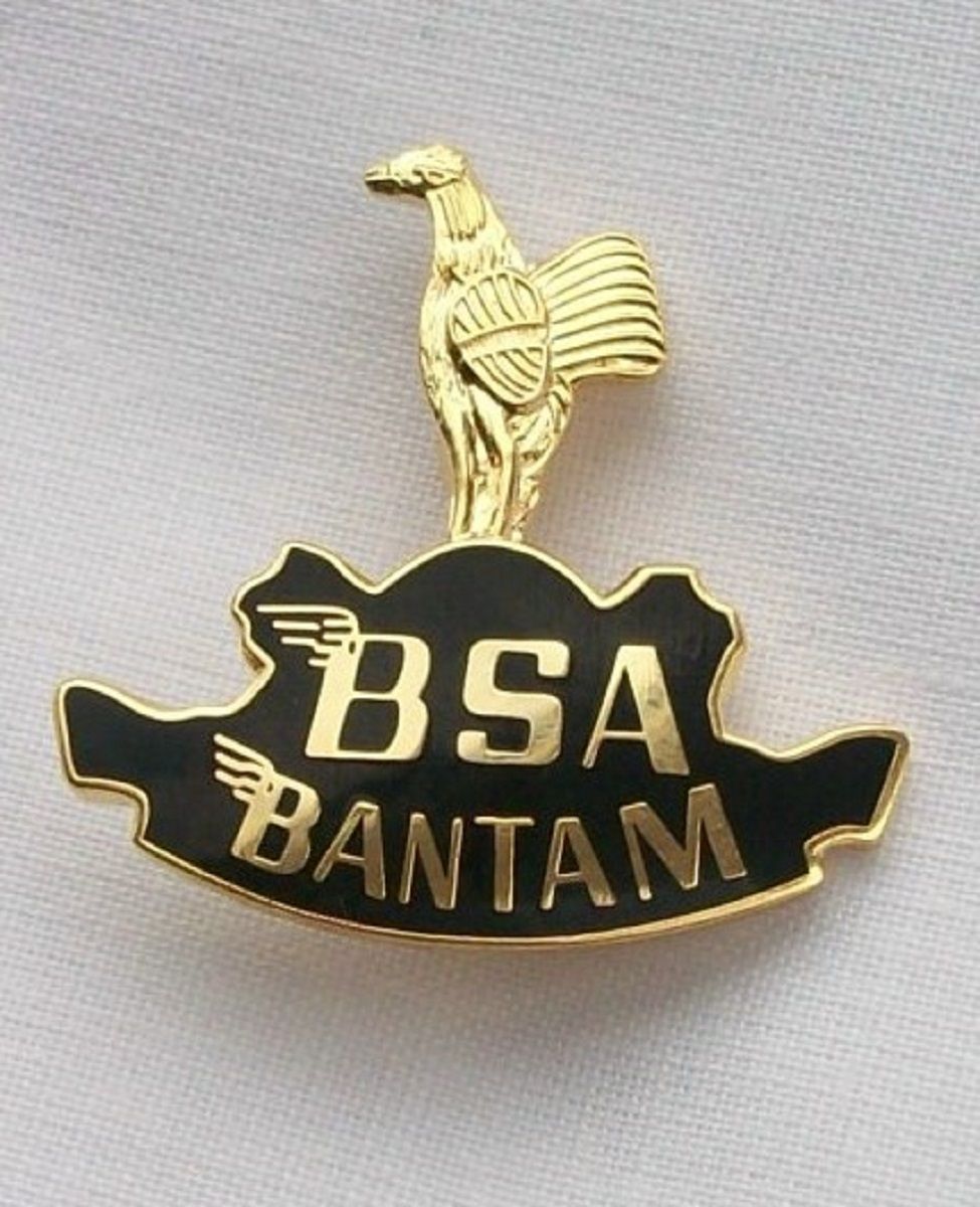 BSA Bantam enamel lapel pin badge