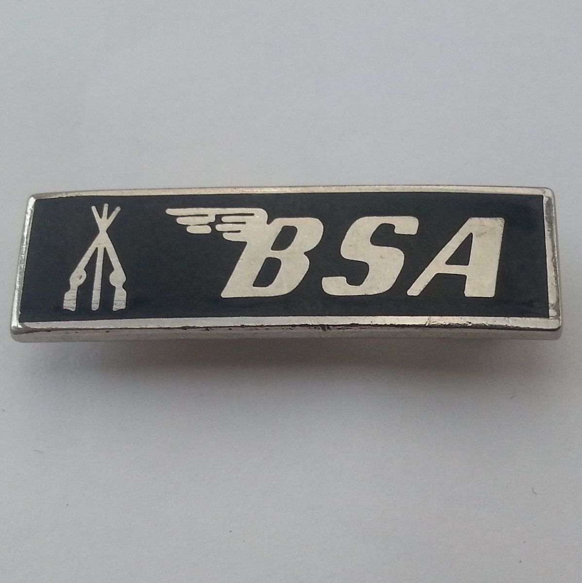 BSA enamel lapel pin badge