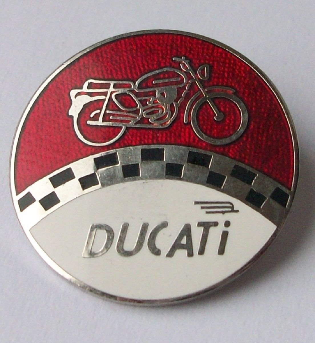 Ducati enamel lapel pin badge