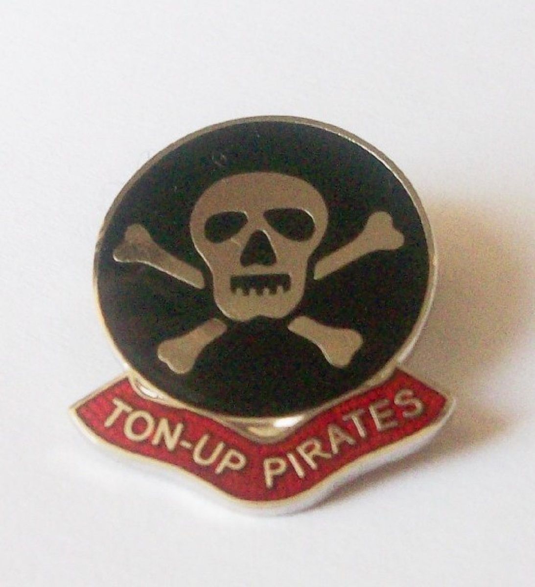Ton Up Pirates enamel lapel pin badge