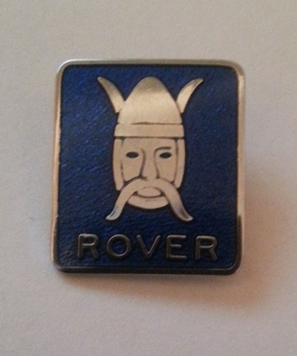 Rover lapel pin badge
