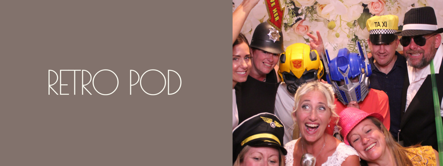 Our retro Pod is sure to be a hit with your party. Perfect for weddings ...