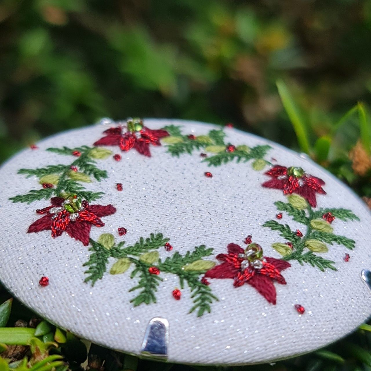 Festive Wreath Embroidery