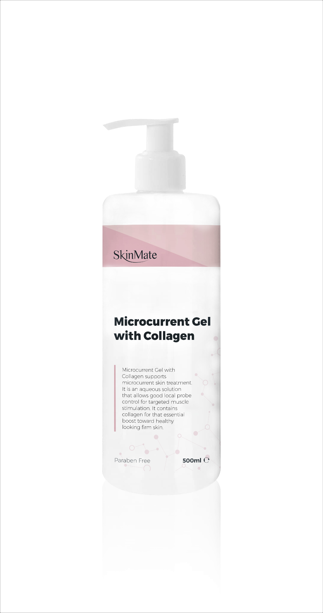 SkinMate Microcurrent Gel with Hyaluronic 500ml