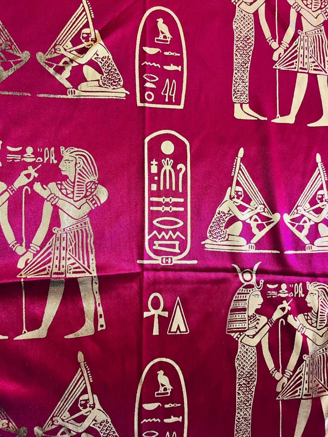 Pharaonic Altar Cloth Maroon pharaonic-altar-cloth-maroon