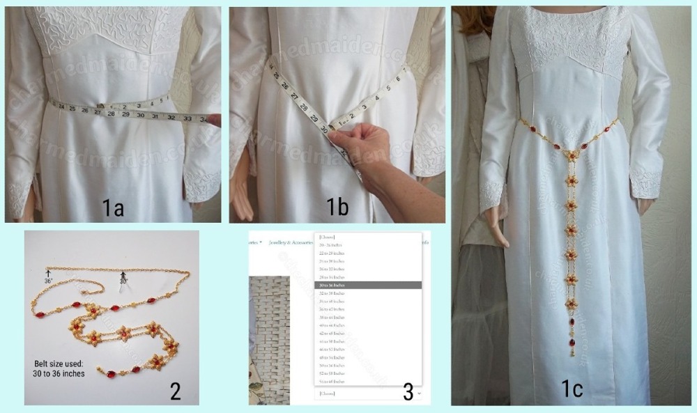 Girdle Belt Fitting Guide - The Charmed Maiden