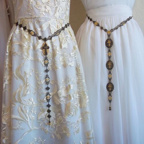 Girdle Belts, Belts & Chatelains. The Charmed Maiden