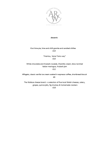 The Alfred Russel Wallace Menu