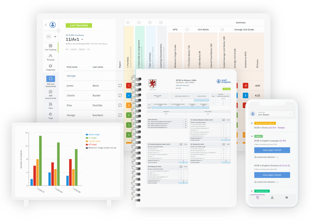 Pupil Progress Student Tracking and Reporting Software