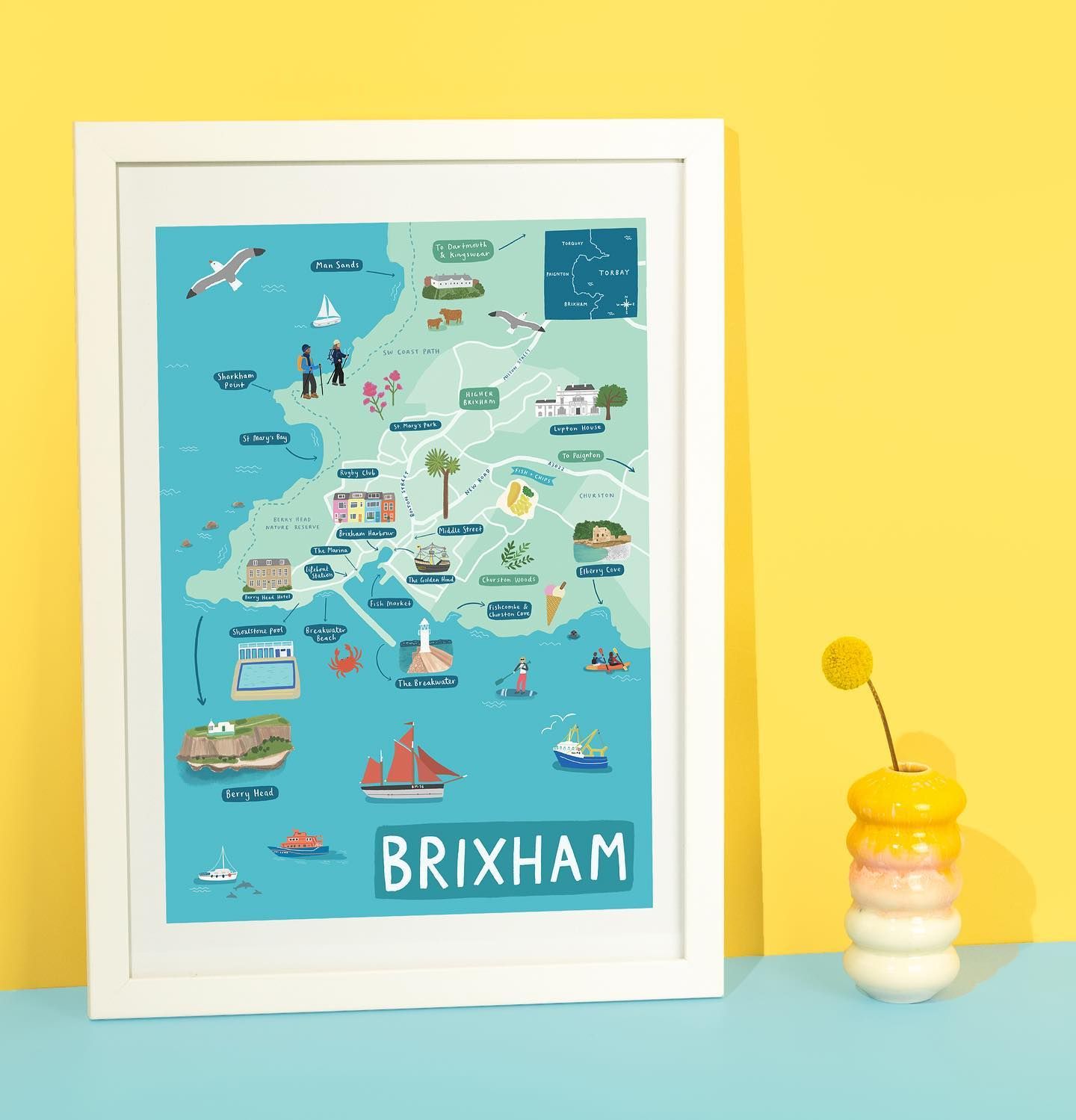 Brixham Map