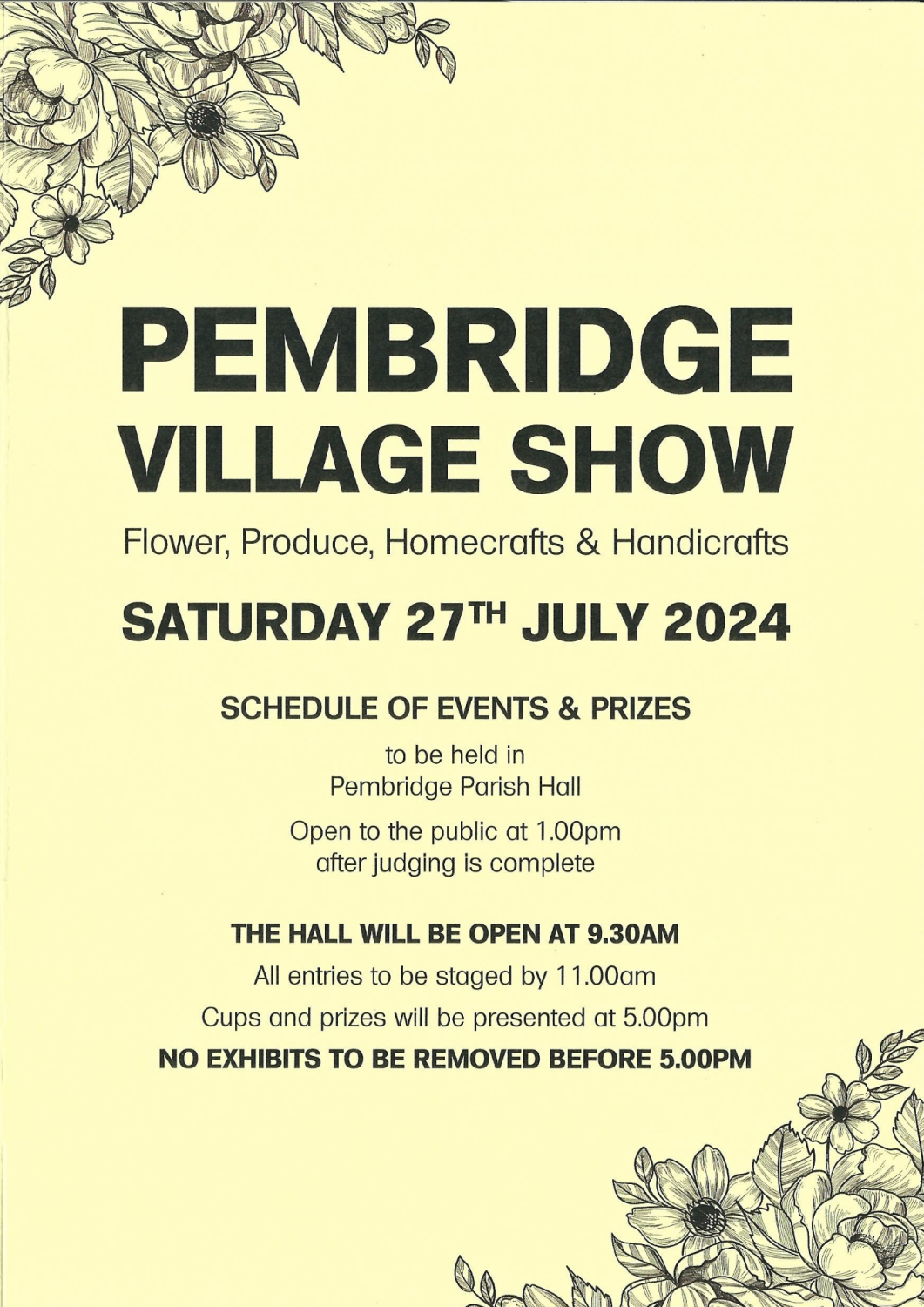 Welcome To Pembridge Parish Hall