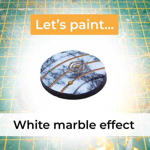 Marble effect base painting guide